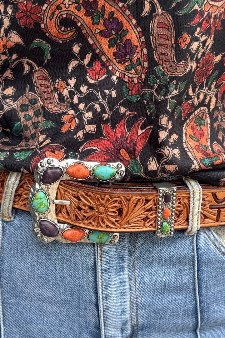 Buckle Up Belt Buckle Multi – The Cadillac Cowgirl